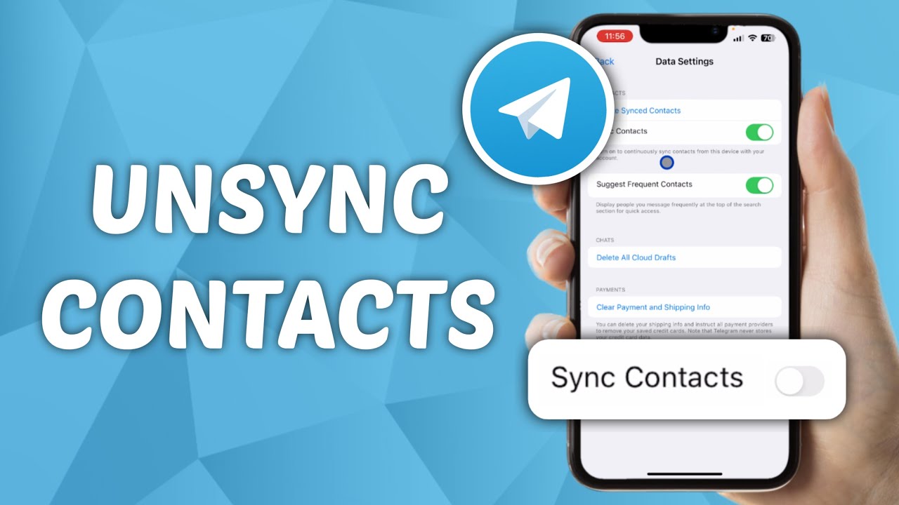How to Unsync Contacts on Telegram - YouTube