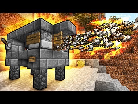 How To Build A Fire Rapid Arrow Minigun [Part 1] MineCraft #1 - YouTube