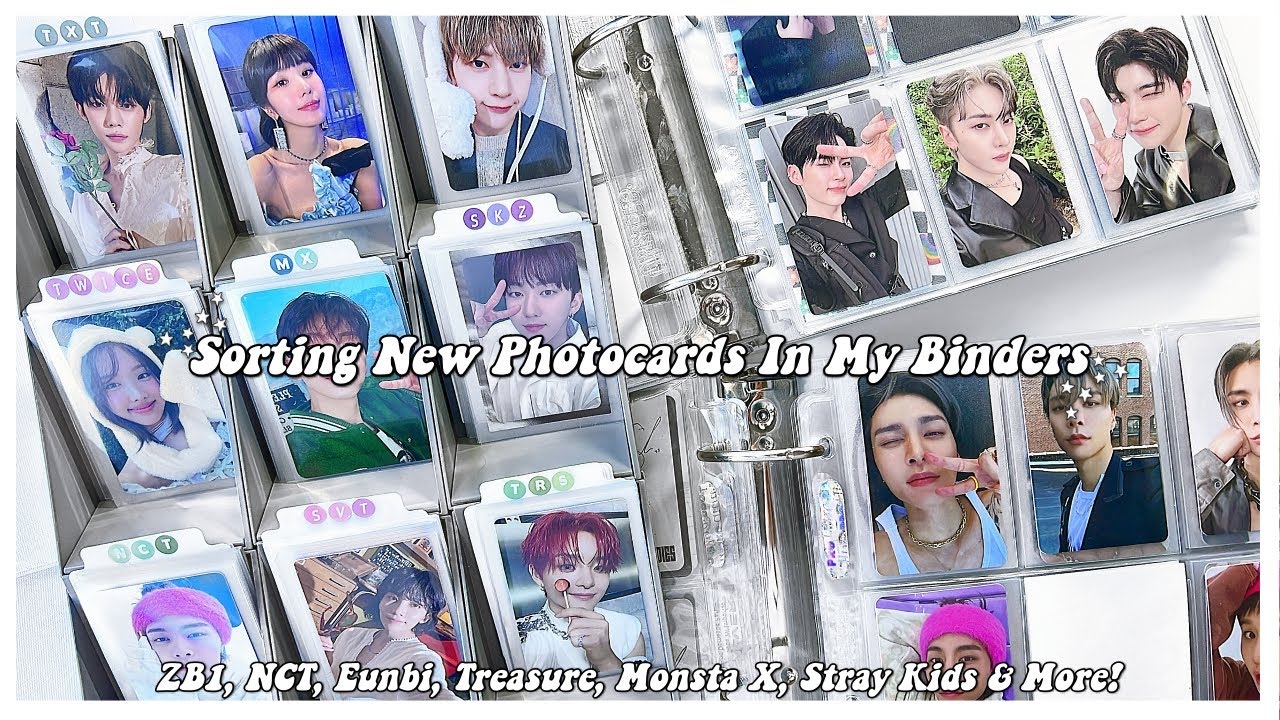 Sorting New Photocards In My Binders 77 ZB1, NCT, Eunbi, Treasure ...