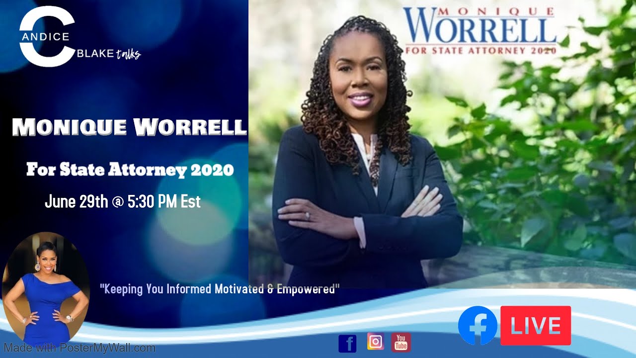 Monique Worrell State Attorney Candidate (FL) - YouTube