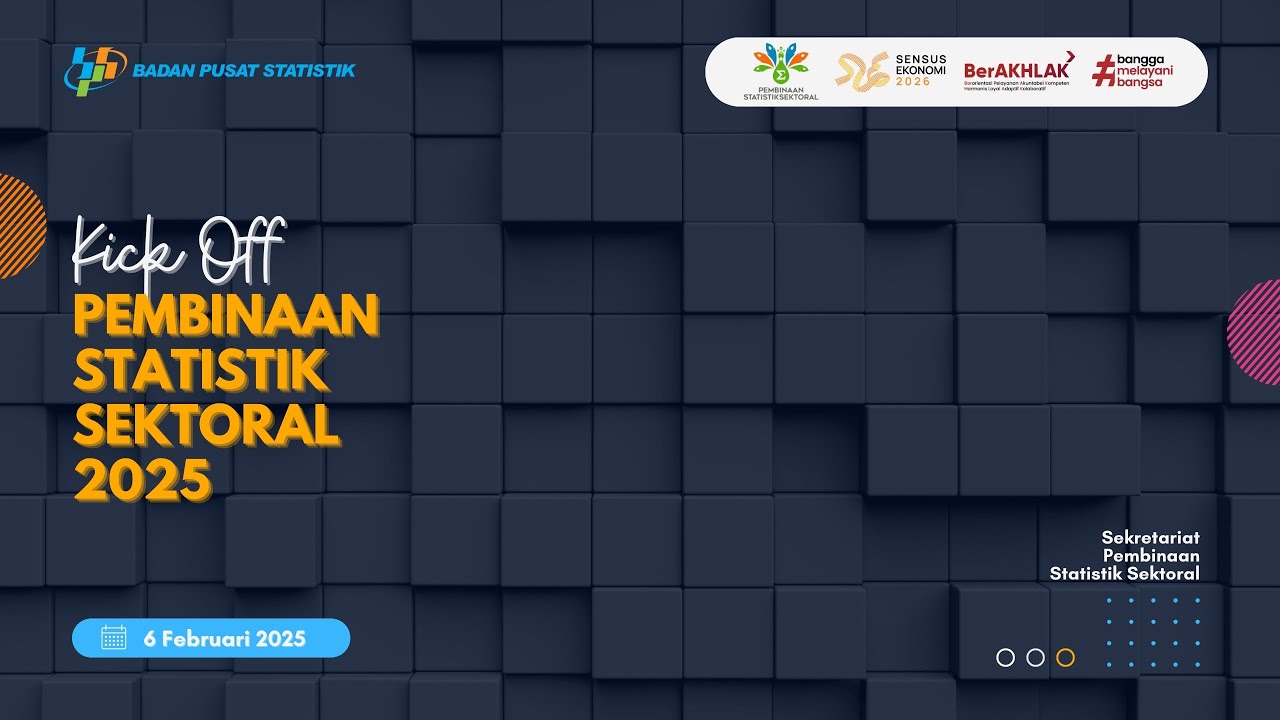 Kick Off Pembinaan Statistik Sektoral 2025 - YouTube