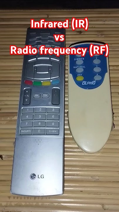 Infrared (IR) vs Radio frequency (RF) - YouTube