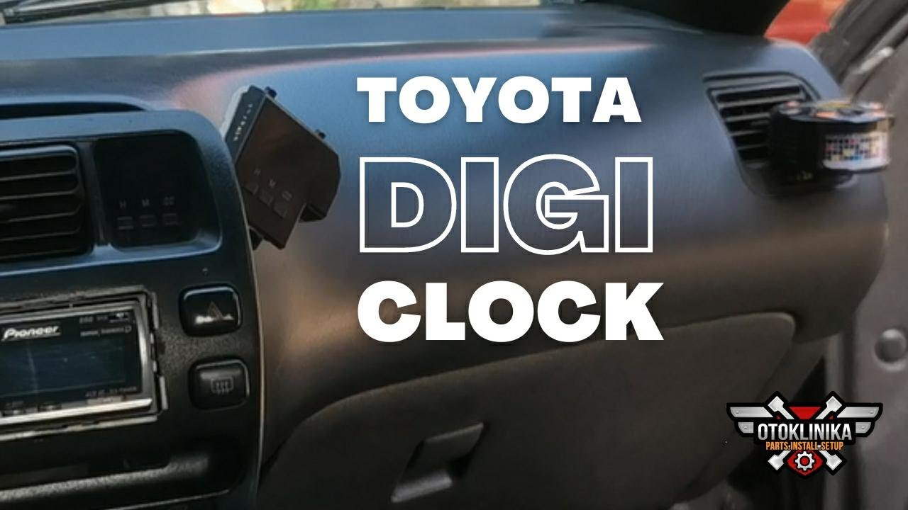 Toyota Corolla Digital Clock Problem | AE101 | BigBody Corolla | DIY ...