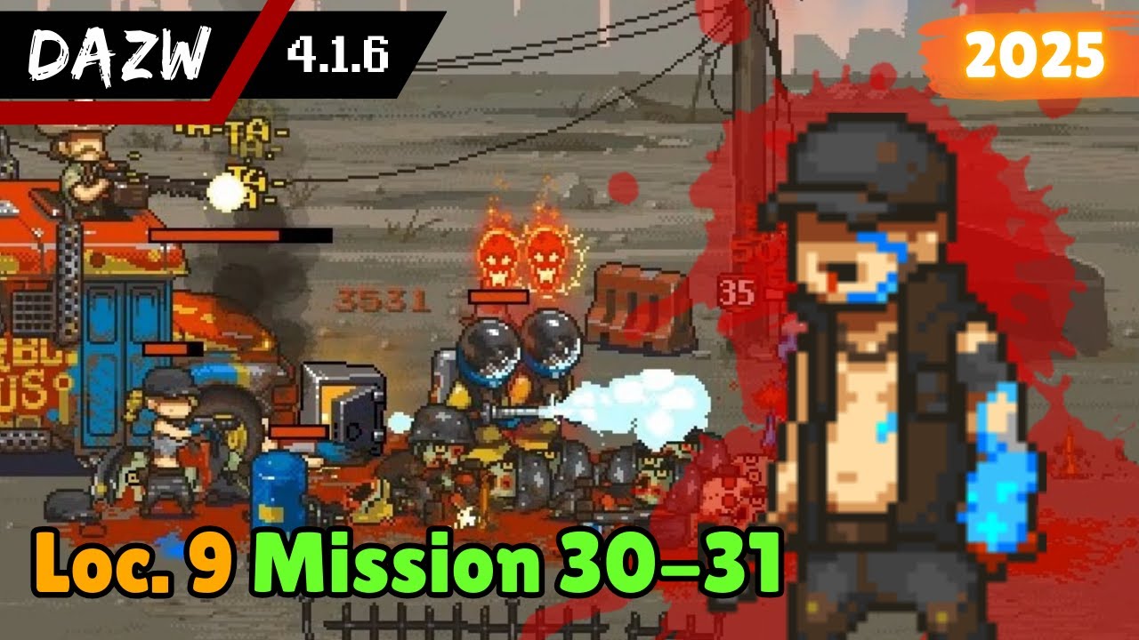 Location 9 Mission 30-31 🥶 DAZW v4.1.6 Dead Ahead: Zombie Warfare F2W ...