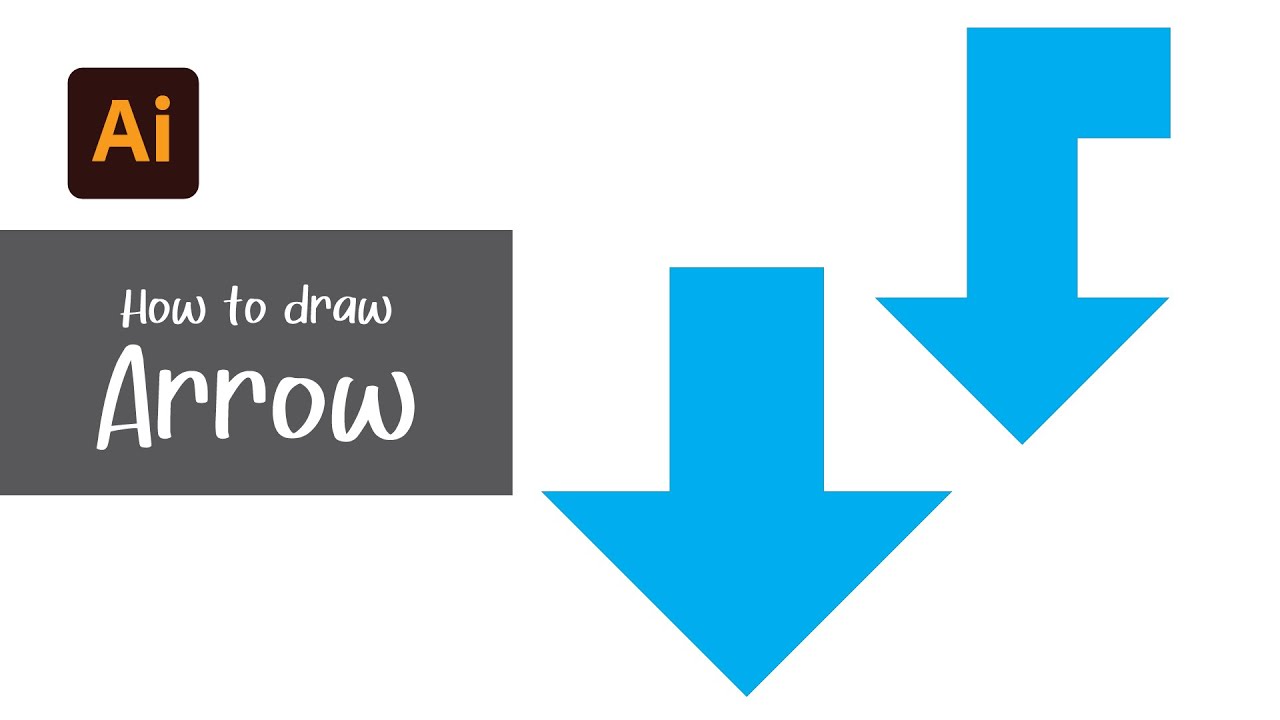 Adobe Illustrator: How to draw arrow - YouTube