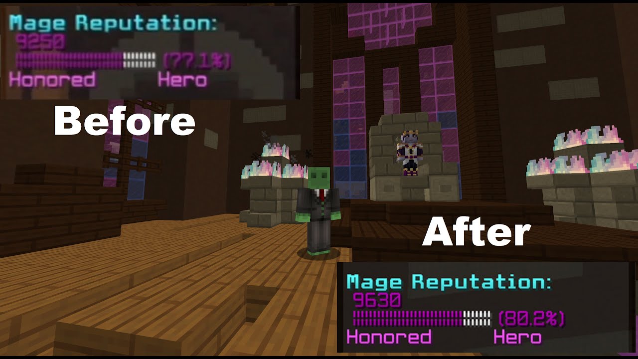 How to farm Reputation in Hypixel Skyblock / Nether Update - YouTube