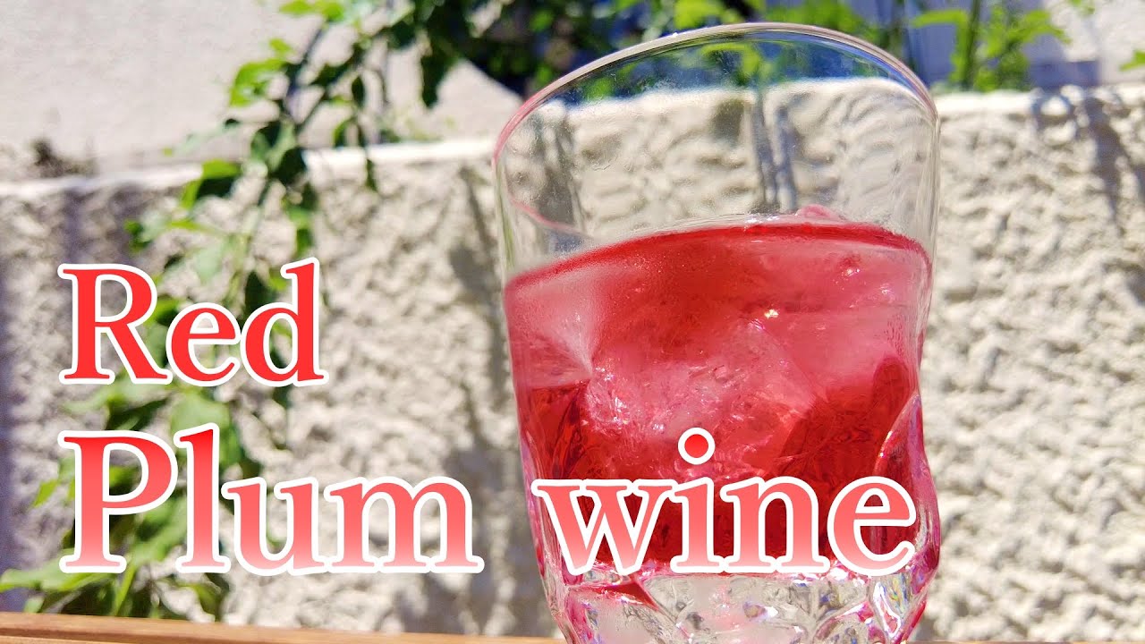 Red Plum Wine! Using twice as many "Purple Queens" as usual, a rare ...