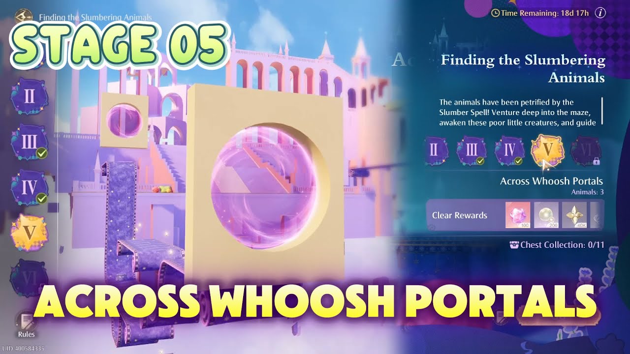 Finding the Slumbering Animals | Stage 05 | Across Whoosh Portals ...