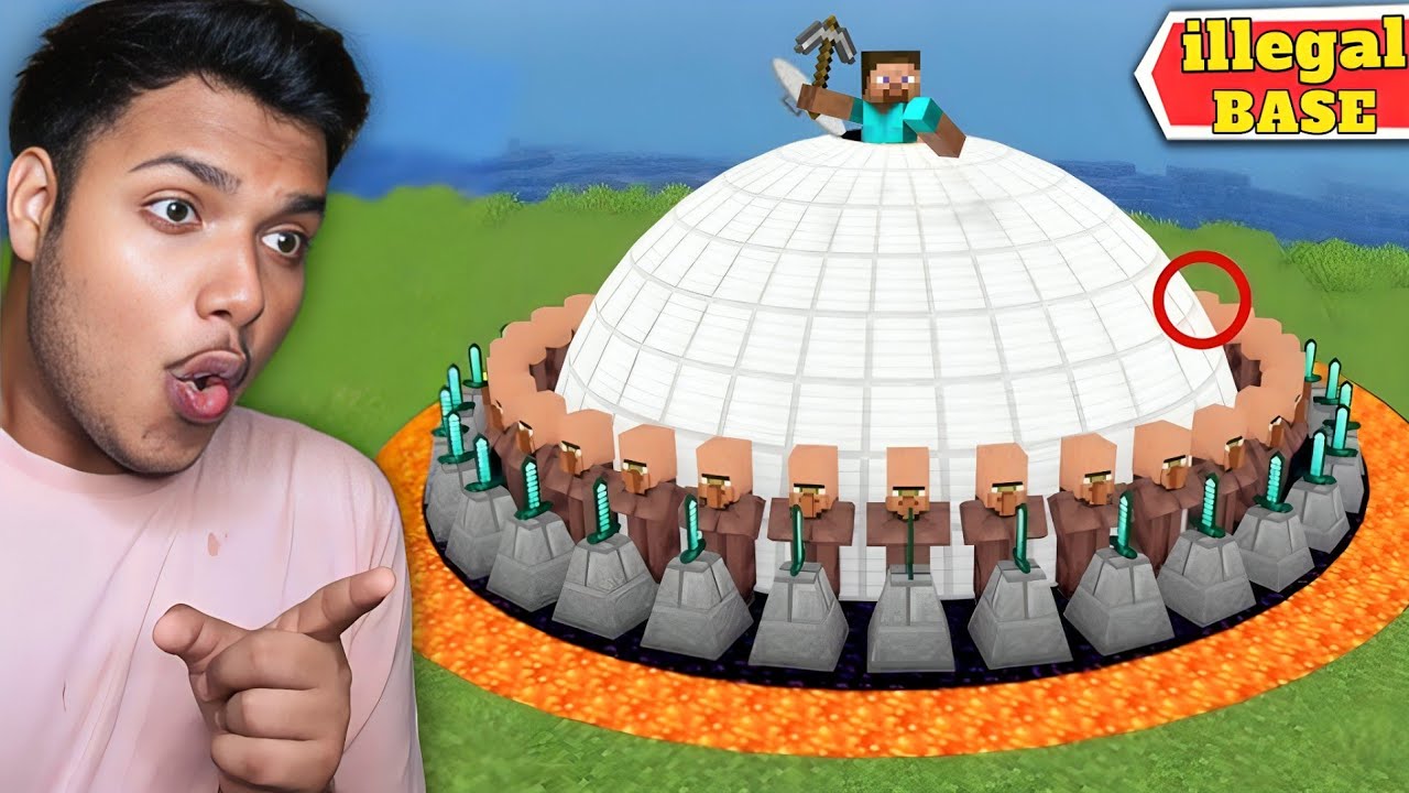 I Built Minecraft's Most Illegal Defence Base ! - YouTube