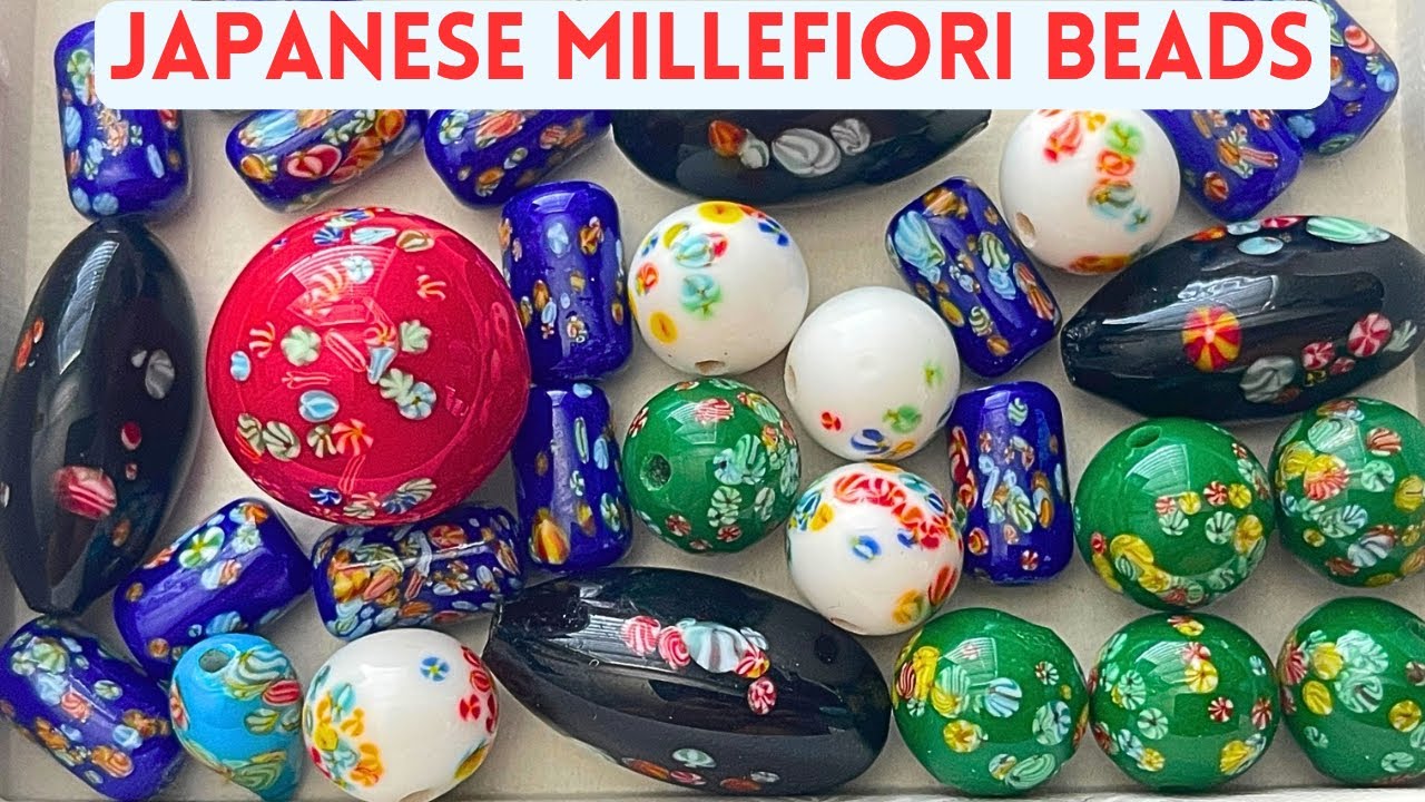 Bead Focus: Vintage Japanese Millefiori "Tombo" Glass Beads - How to ...