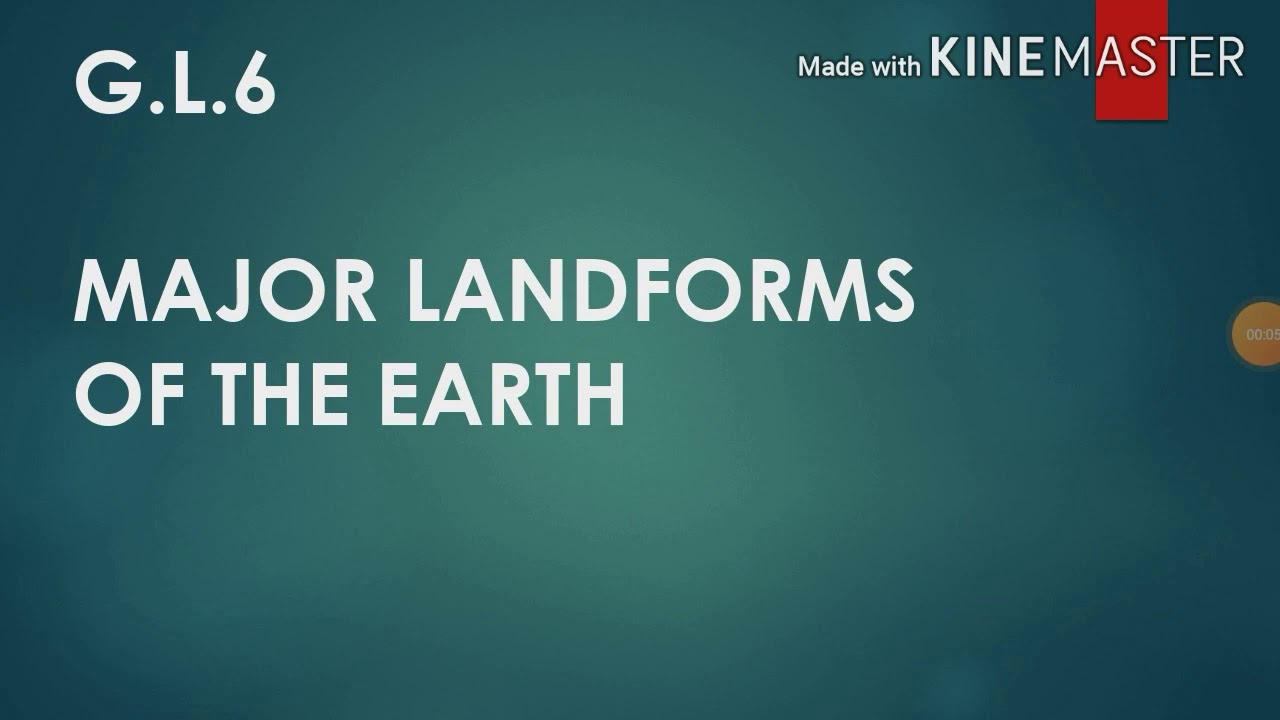 Geo.L.6 Major Realms of the Earth #6thcbse social - YouTube