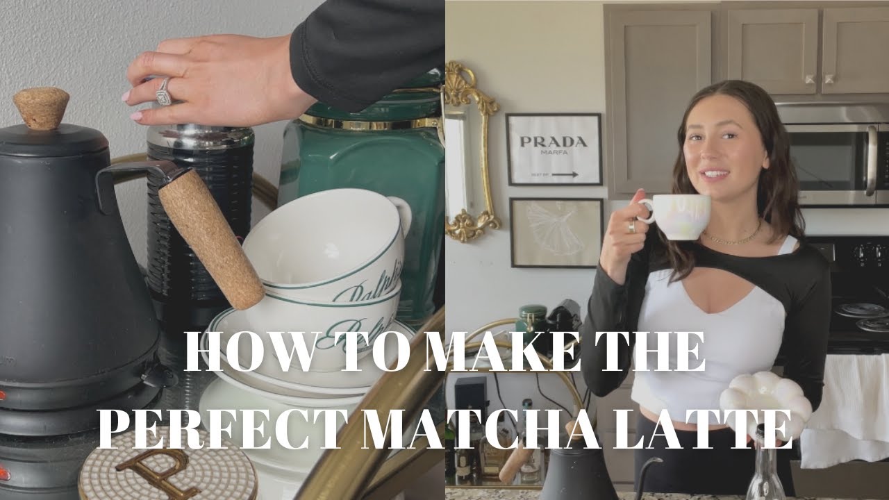 The Perfect Matcha Latte | TUTORIAL: How to Make a Matcha Latte - YouTube