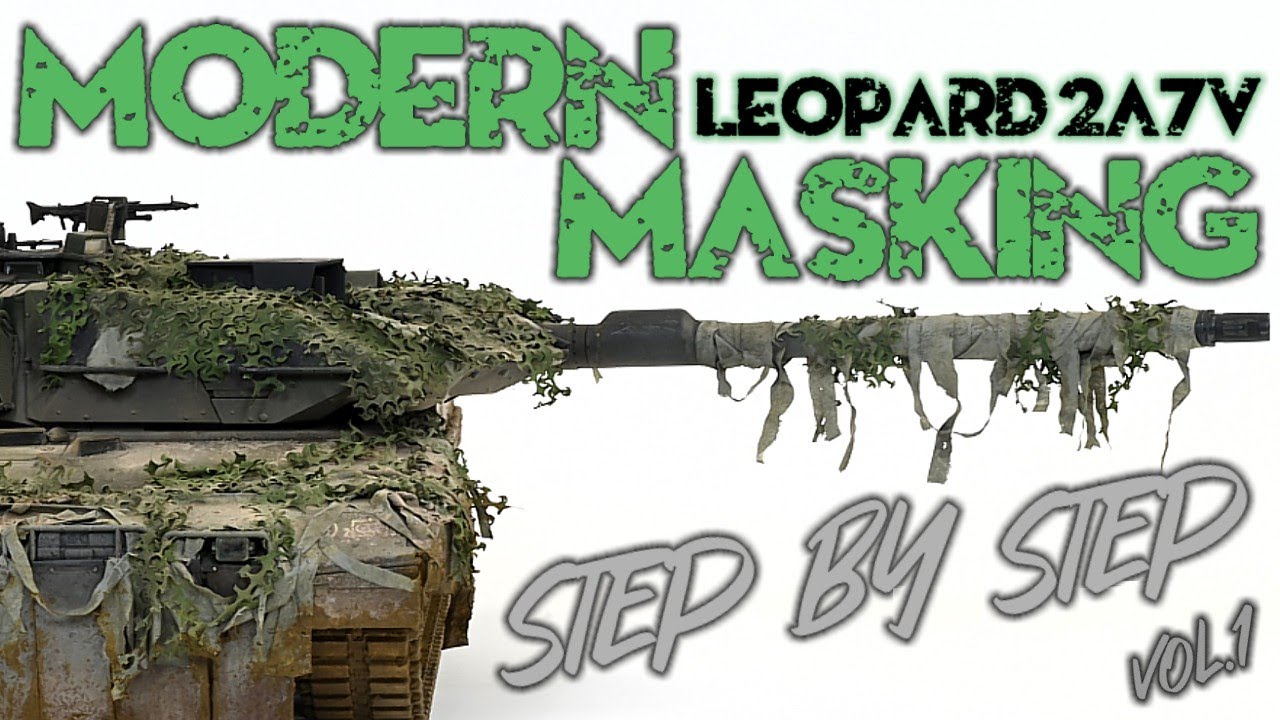 MODERN MASKING on Leopard 2A7V [Tamiya 35387] tutorial, vol.1 - YouTube