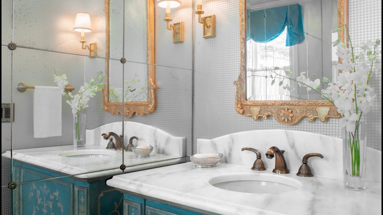 Rear Foyer & Powder Room - Polo Farm Redesign - YouTube