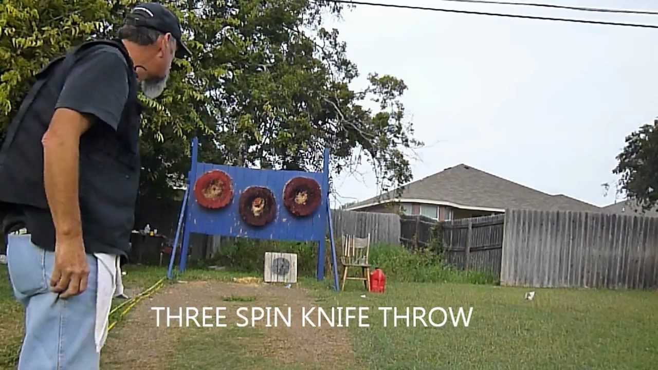 Knife Throwing Target - YouTube