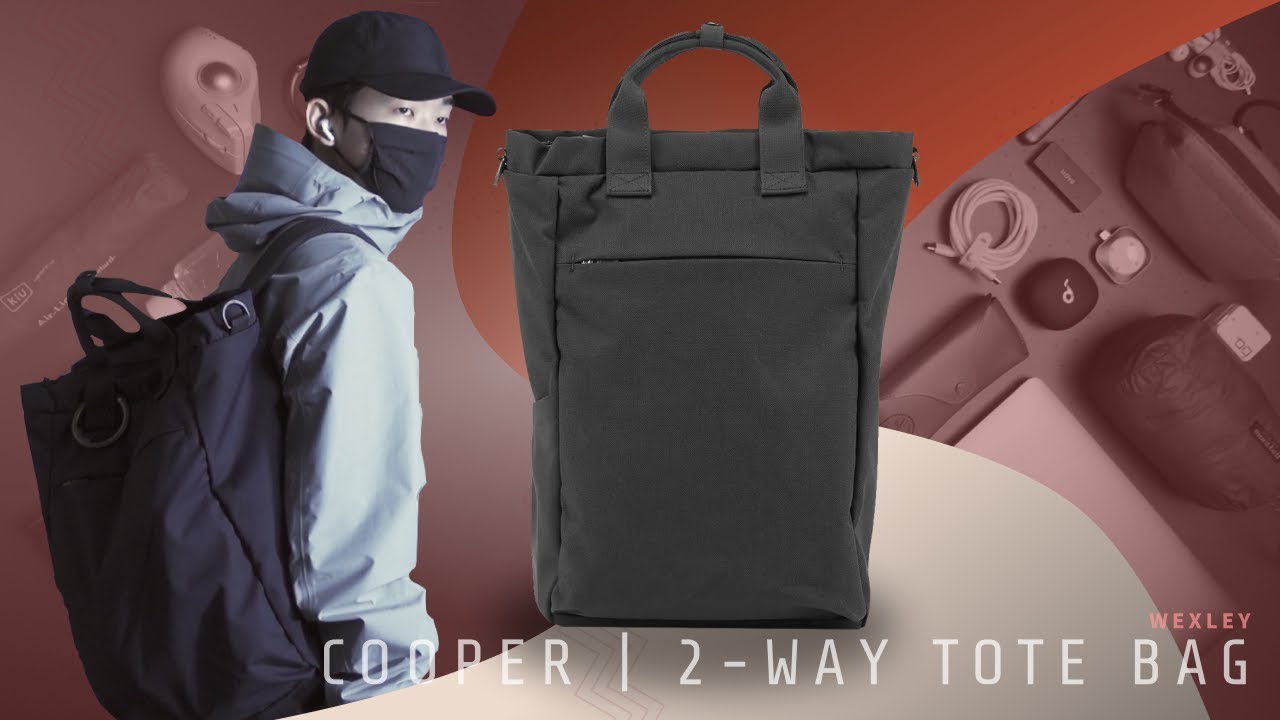 WEXLEY COOPER | 2-WAY TOTE BAG / Minimalistic and Strong Material Tote ...