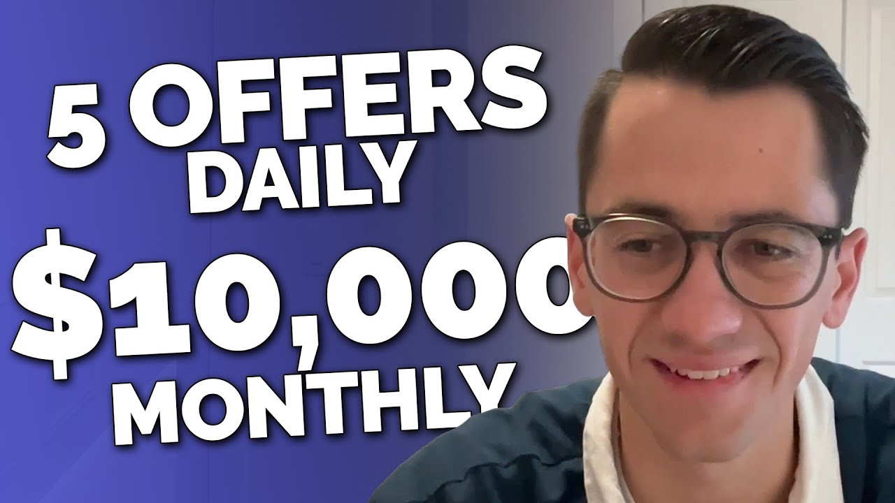 5 Offers Daily for $10k Monthly with Cole Stephenson | 107 - YouTube