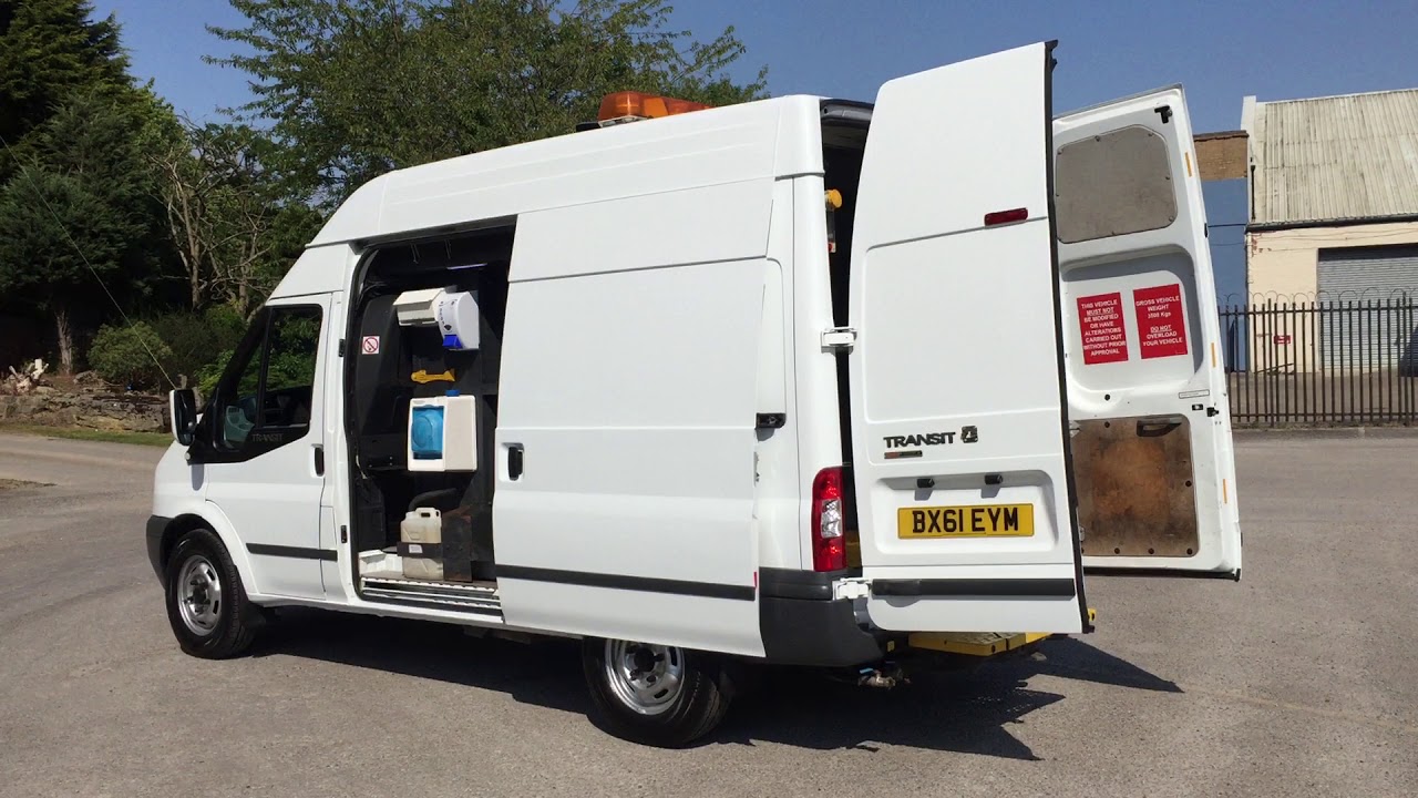 2011 61 Ford Transit 2.4TDCi 100 T350m High roof [ - YouTube
