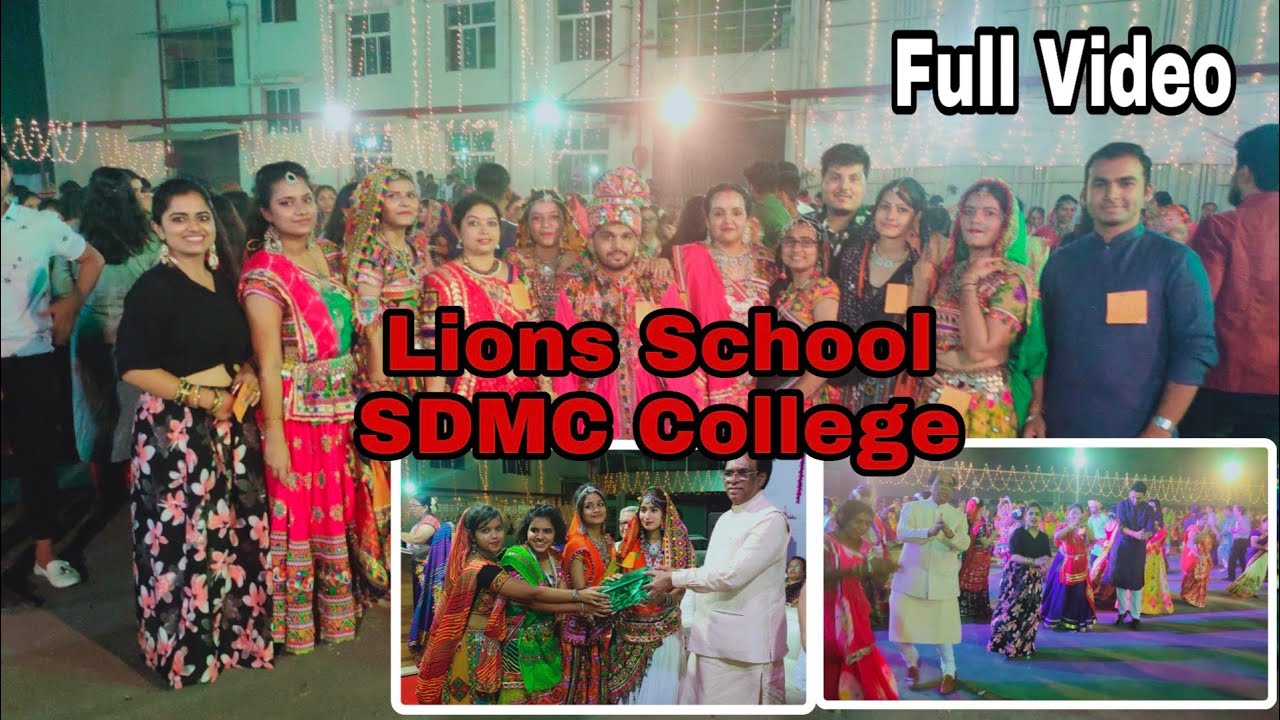 Lions School And Smt Devkiba Mohansinh Chauhan College Navratri ...