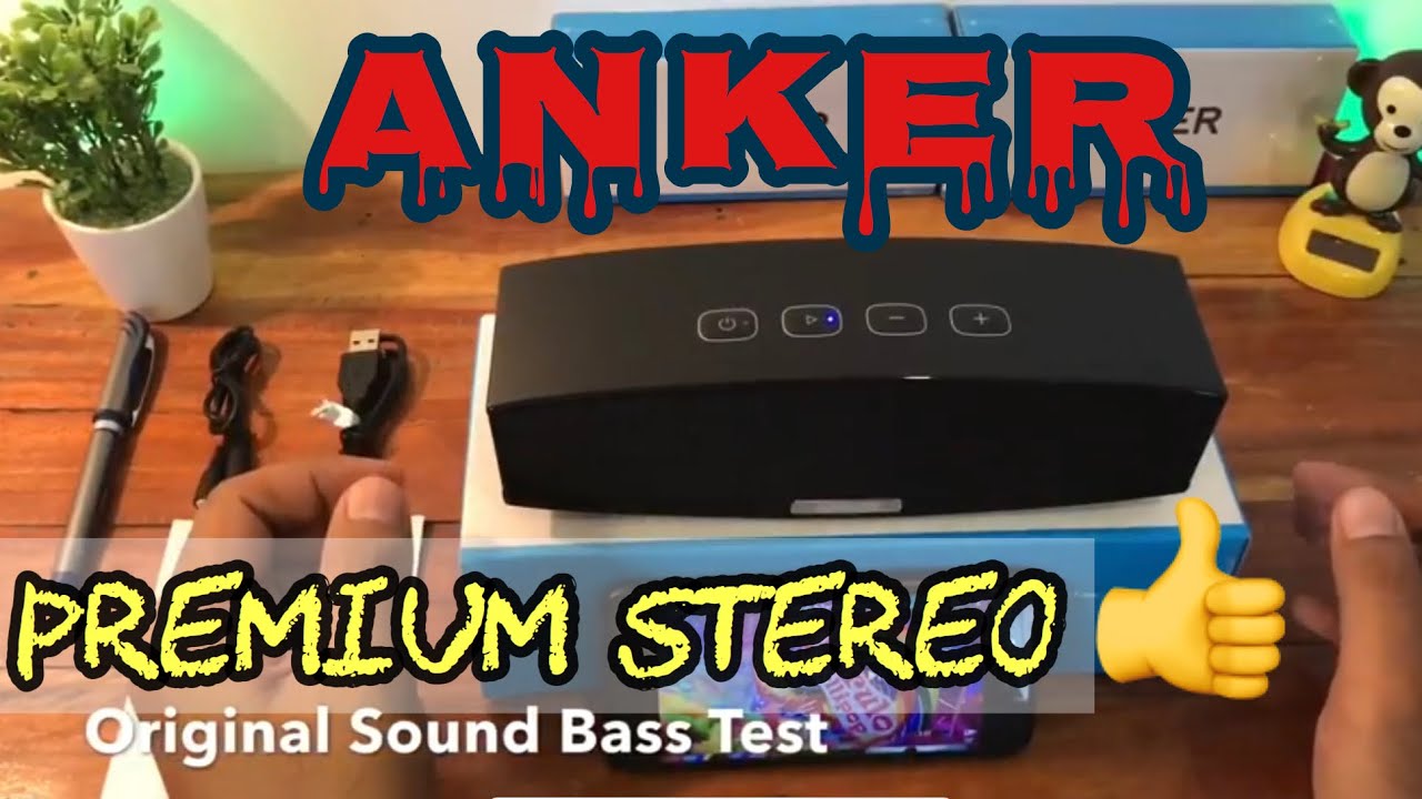 Unboxing - Anker Premium Stereo | Sound and Bass Test - YouTube