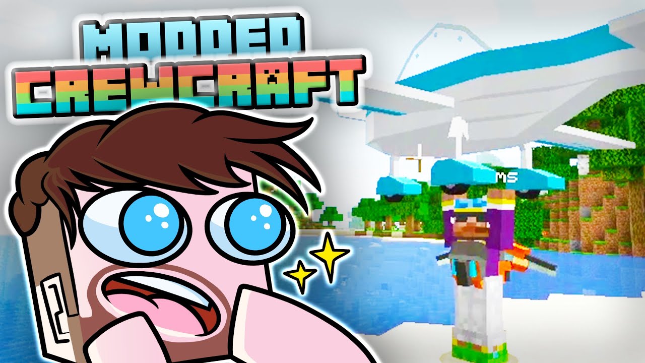 Flying My Plane! - MODDED CREWCRAFT Season 2 Episode 9! (Minecraft ...