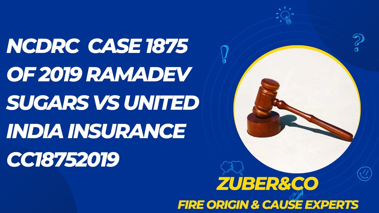 NCDRC CASE 1875 OF 2019 RAMADEV SUGARS VS UNITED INDIA INSURANCE ...