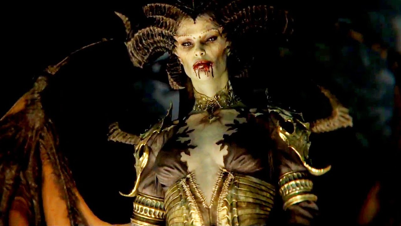 Diablo 4: Inarius & Lilith battle cutscenes - YouTube