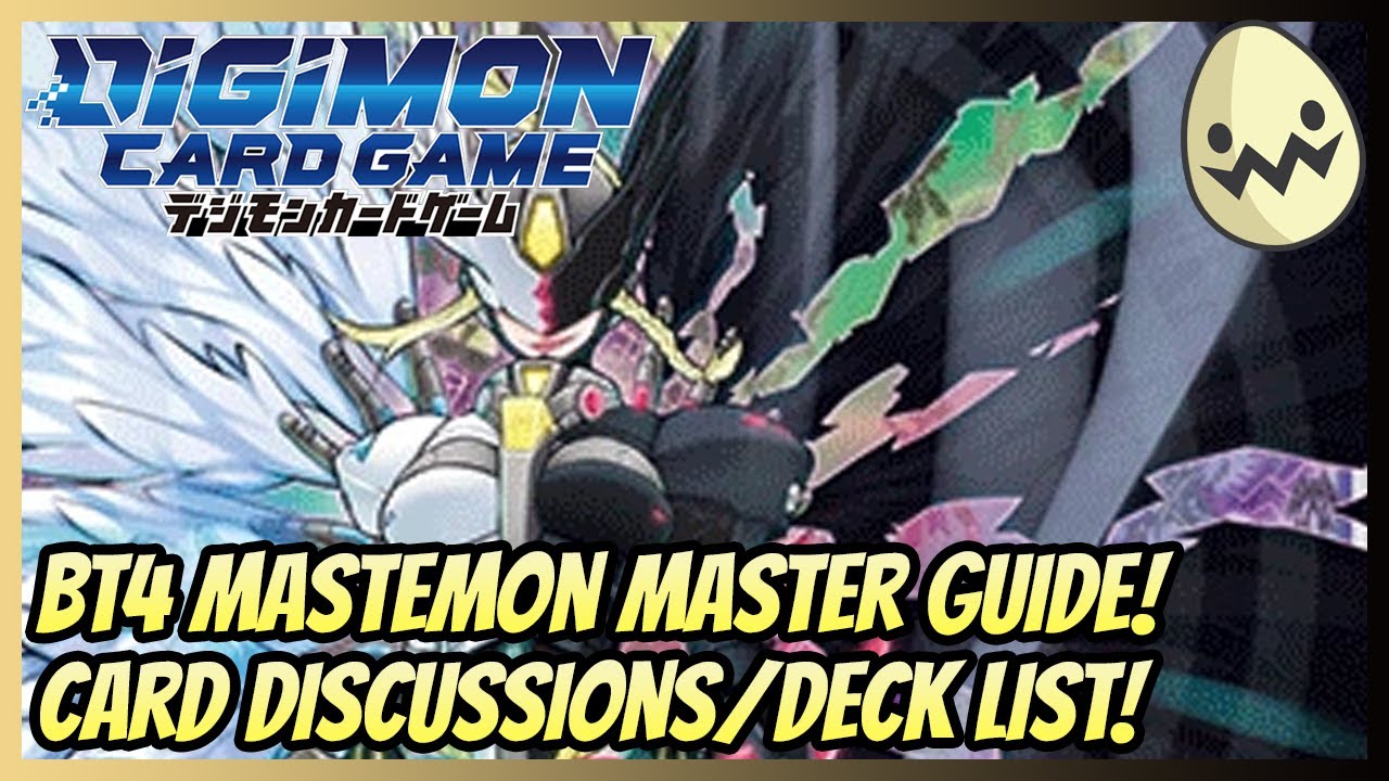 Digimon Card Game: BT4 Mastemon Master Guide! Card Discussion/Deck ...