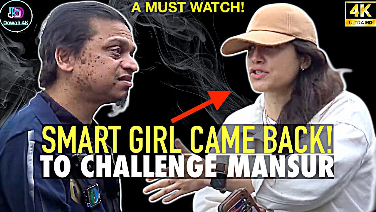 SMART GIRL IS BACK TO CHALLENGE MANSUR | SPEAKERS CORNER - YouTube