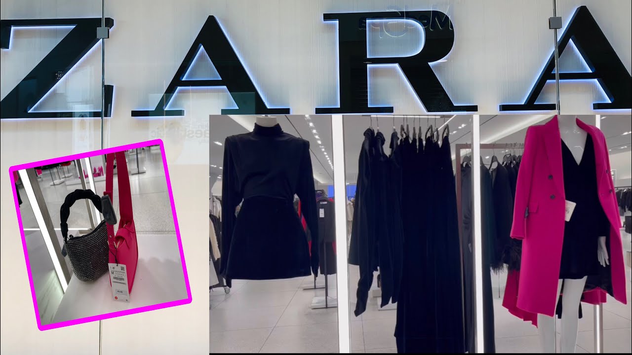 ZARA NEW FALL COLLECTION PINK AND BLACK OUTFIT 💜 #newinzara - YouTube