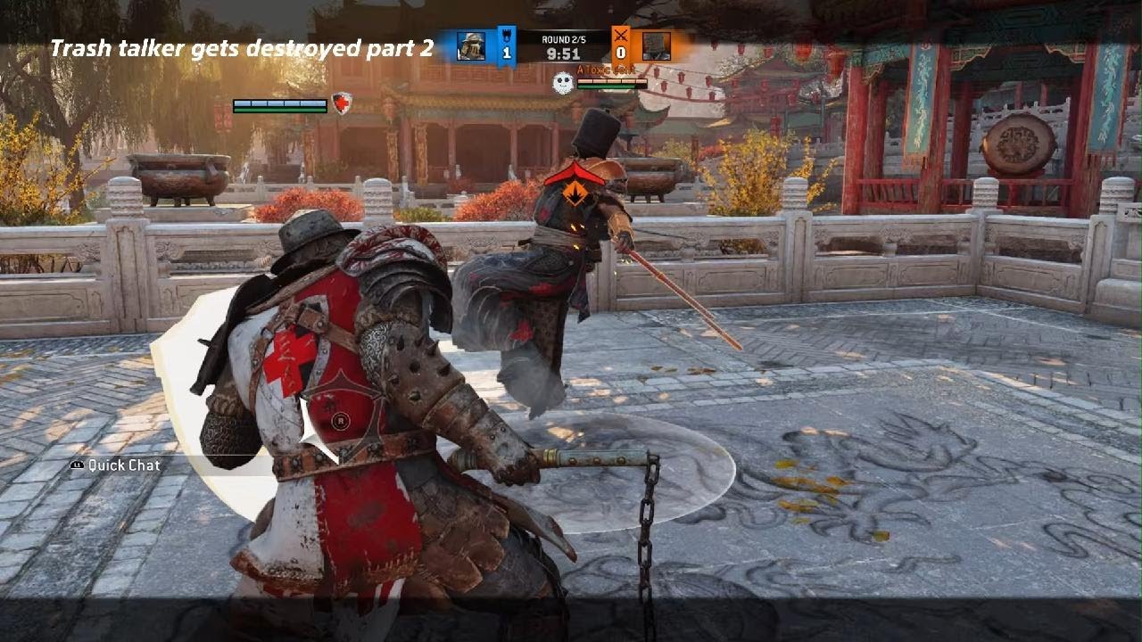 For Honor Trash talker gets destroyed part 2 - YouTube