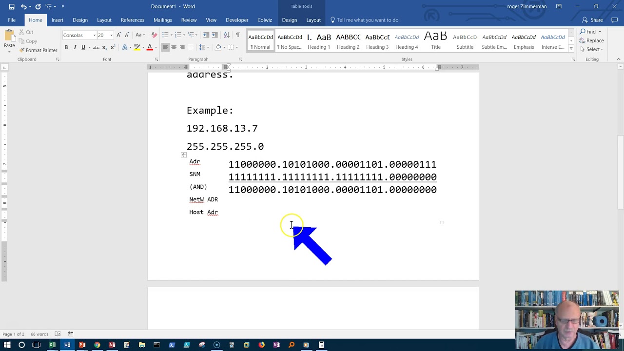 Subnetting 09 ANDing - YouTube