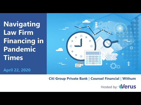 Verus LLC: Webinar | Navigating Law Firm Financing in Pandemic Times ...