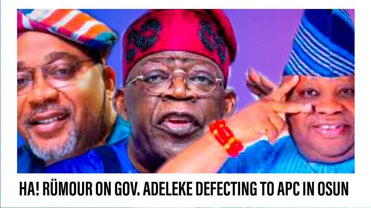 DEFECTING OF GOV. ADELEKE FROM PDP TO APC - YouTube