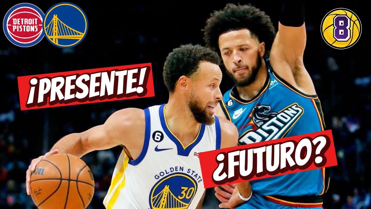 ¿DESPIERTAN LOS WARRIORS? 😨 STEPH CURRY contra CADE CUNNINGHAM ...