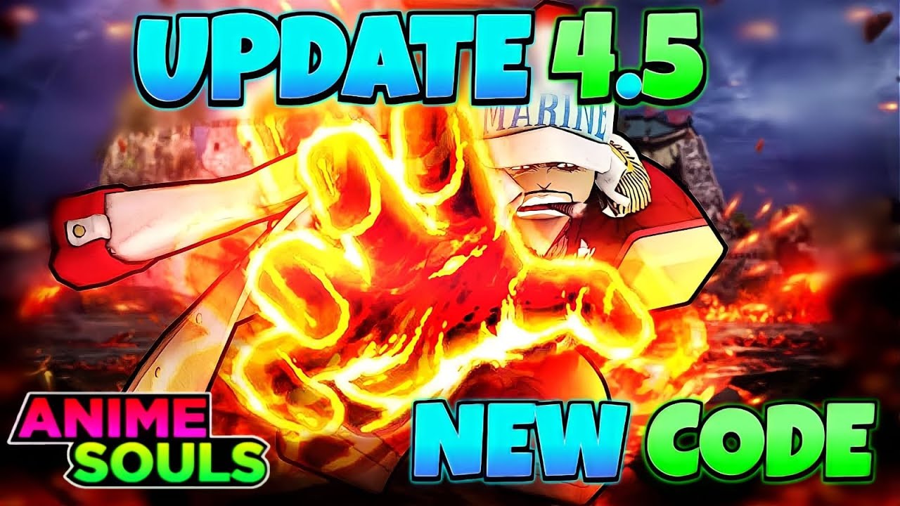 NOVO CODE+ NOVO MÍTICO NO UPDATE 4.5 DO Anime Souls - YouTube