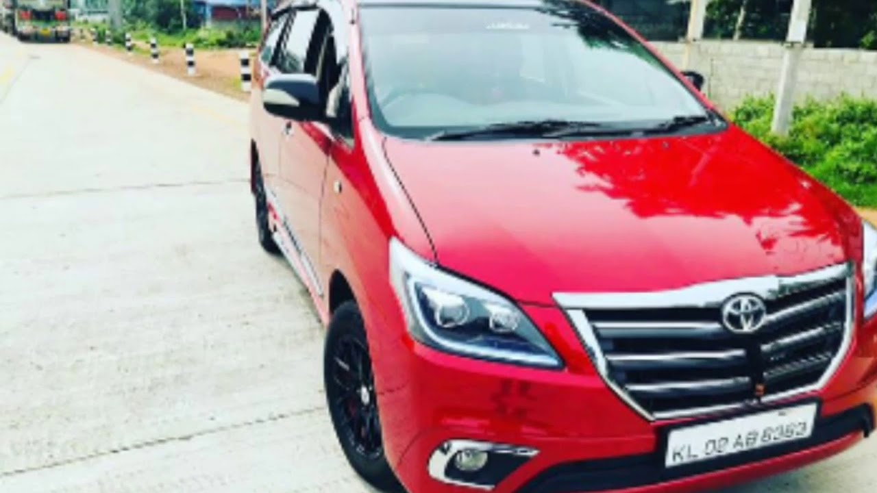 Innova Modified in red best modification 🔥 - YouTube