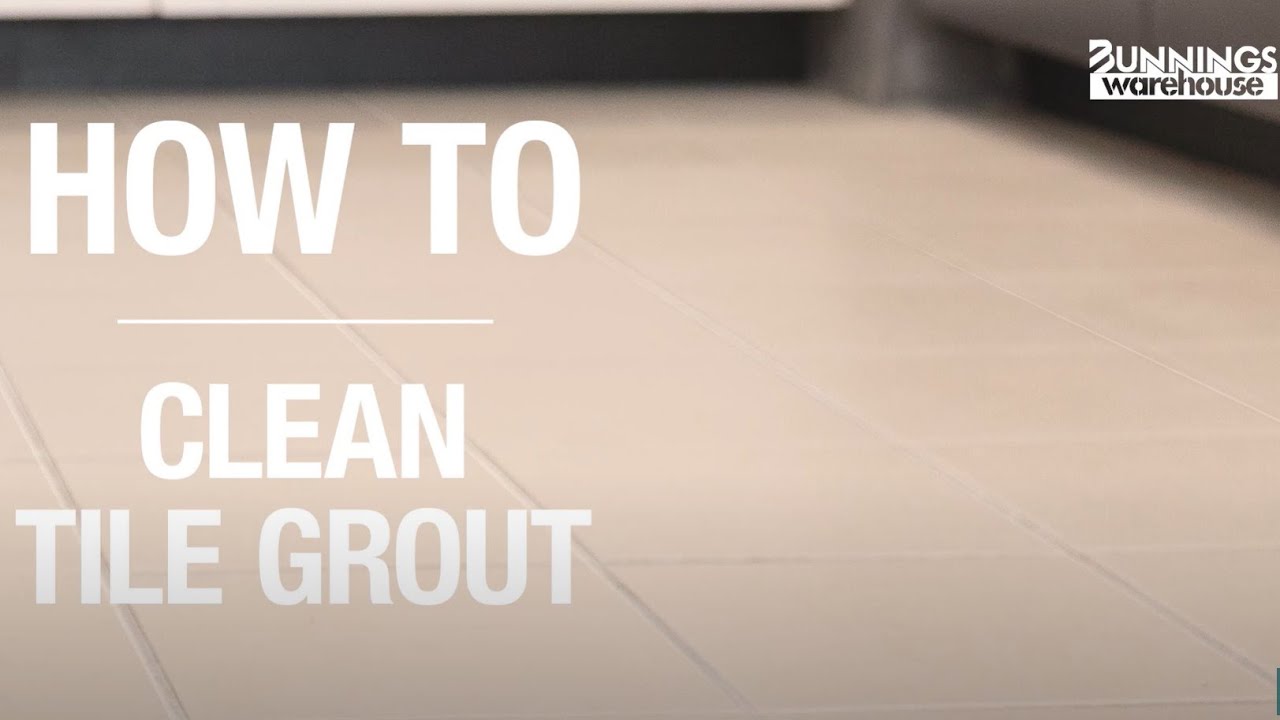 How To Clean Tile Grout Bunnings Warehouse Youtube