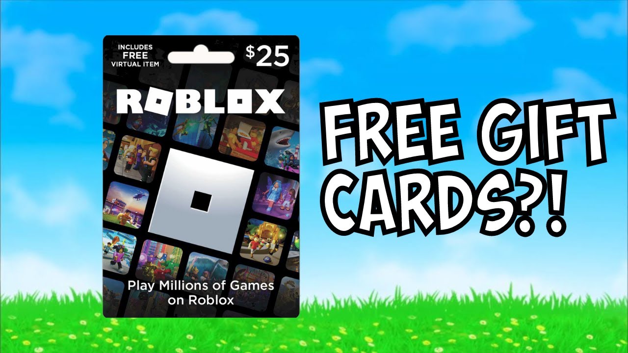 New FREE Roblox Giftcards?! - YouTube