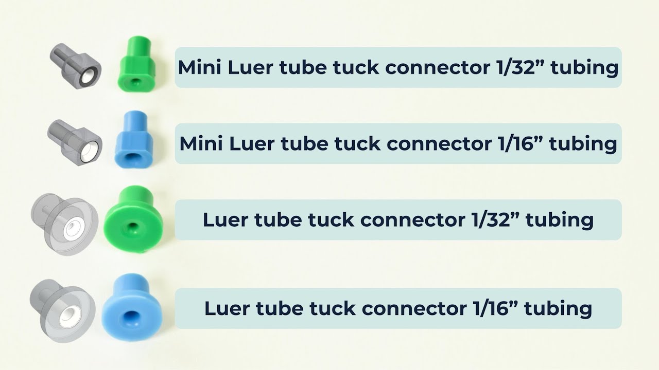 Interfacing microfluidic devices with tube tuck connectors - YouTube
