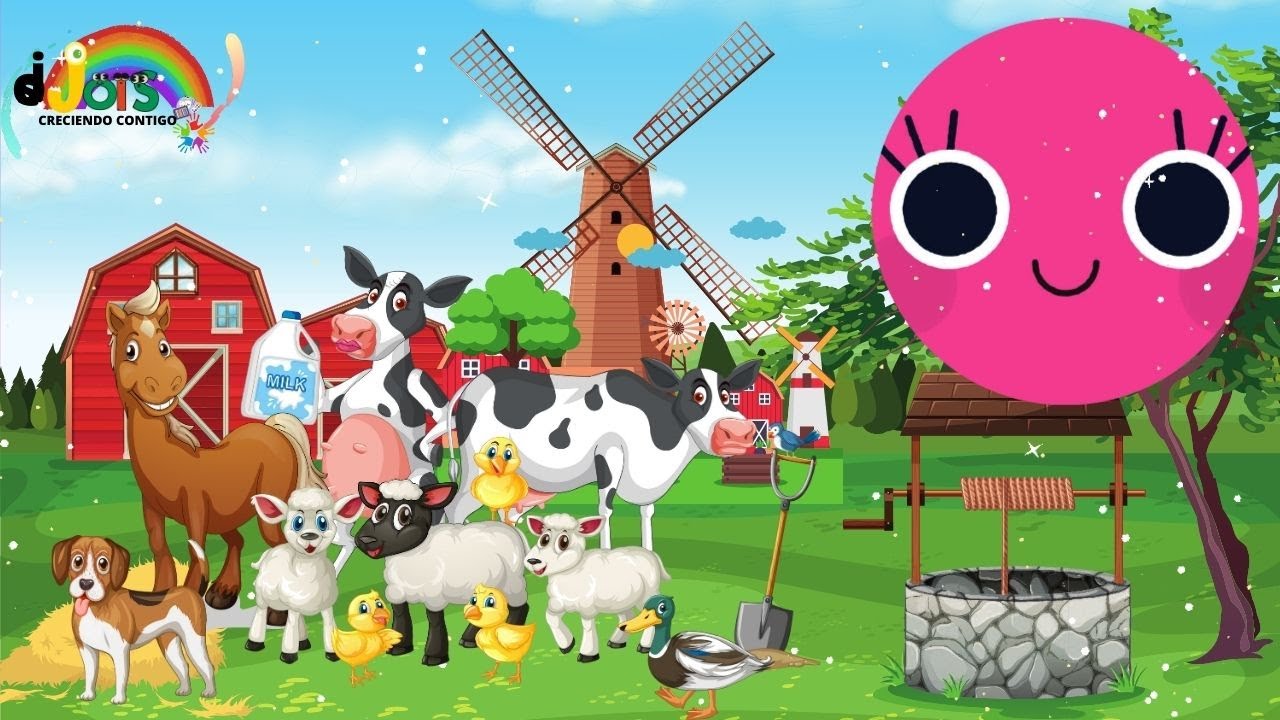 MIX DE ANIMALES DE LA GRANJA - VACA, PATO, CERDO, CABALLO, Y MUCHO MAS ...