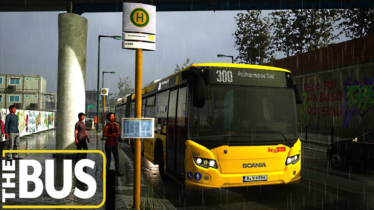 THE BUS - LINIE 300 durchs UNWETTER in Berlin - YouTube