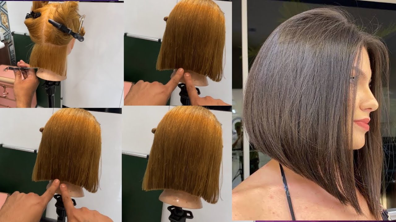 How to: Bob Haircut Tutorial || Classic Bob Haircut || short Bob ...