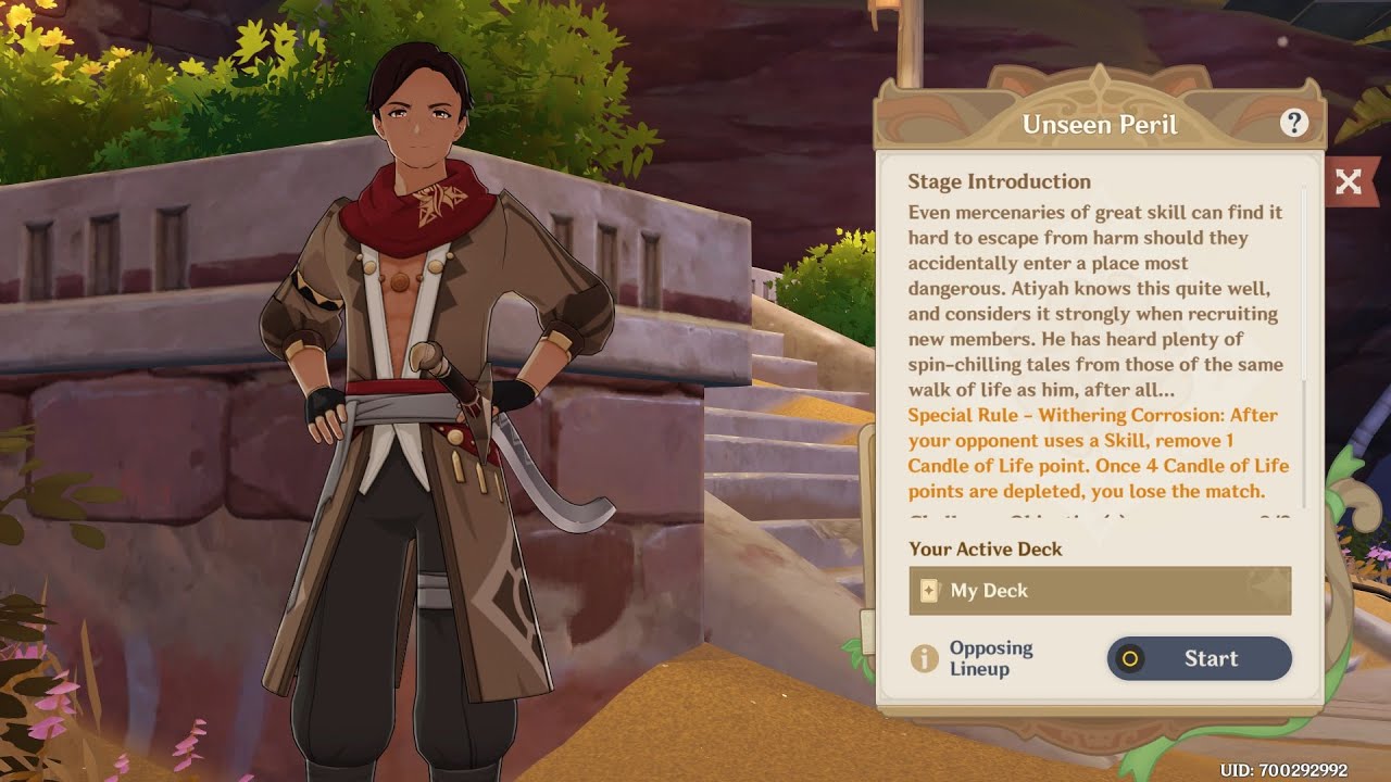 Atiyah's Match (Easy Strategy) | Unseen Peril | Genius Invokation TCG ...