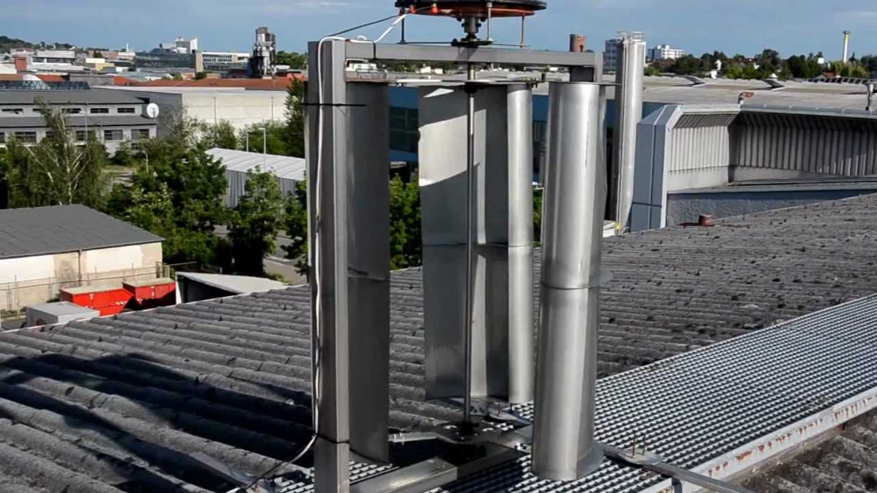 Vertikales Windrad (VAWT) C-Rotor - vertikal axis wind turbine 0,5 - 1 ...
