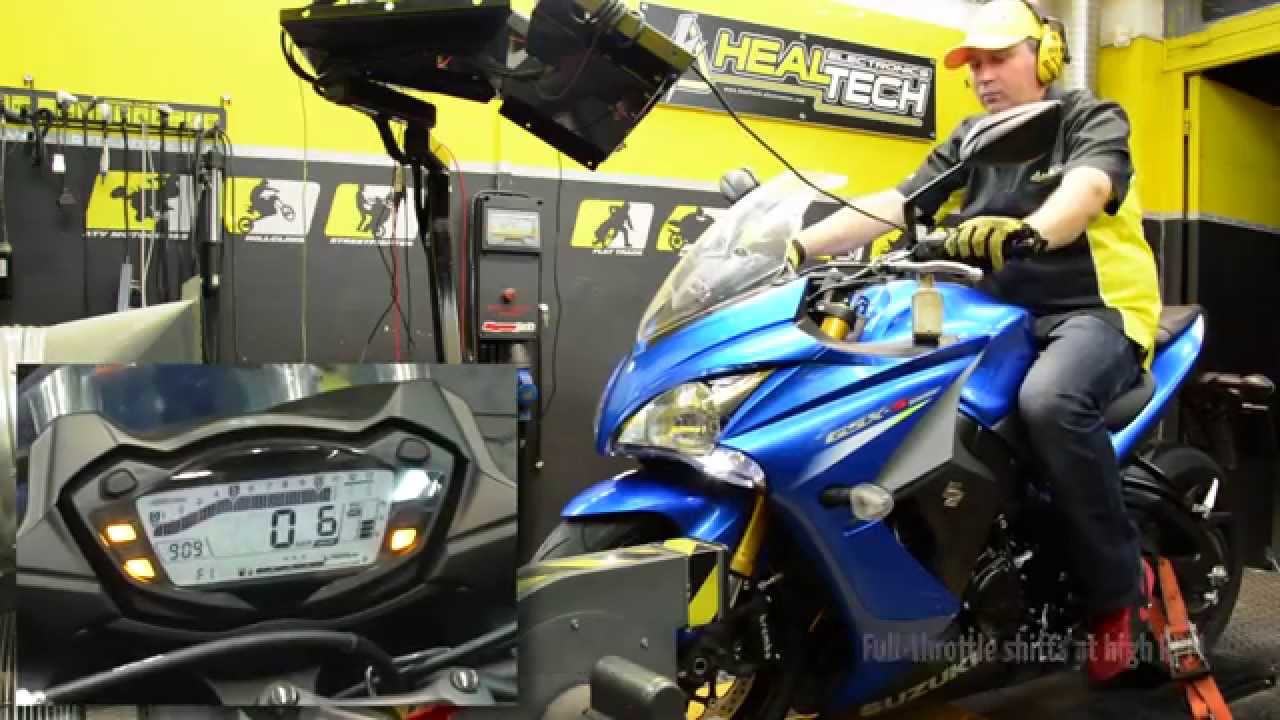 HealTech QuickShifter easy (QSE) - Dyno test run, Suzuki GSX-S1000F ...