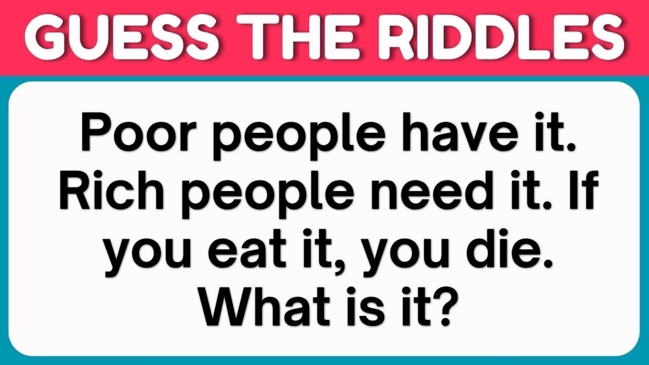 Guess 50 Fun riddles. - YouTube