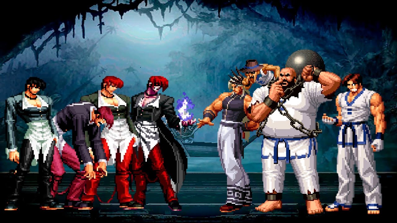 [KOF Mugen] Iori Yagami Team vs Korean Team - YouTube