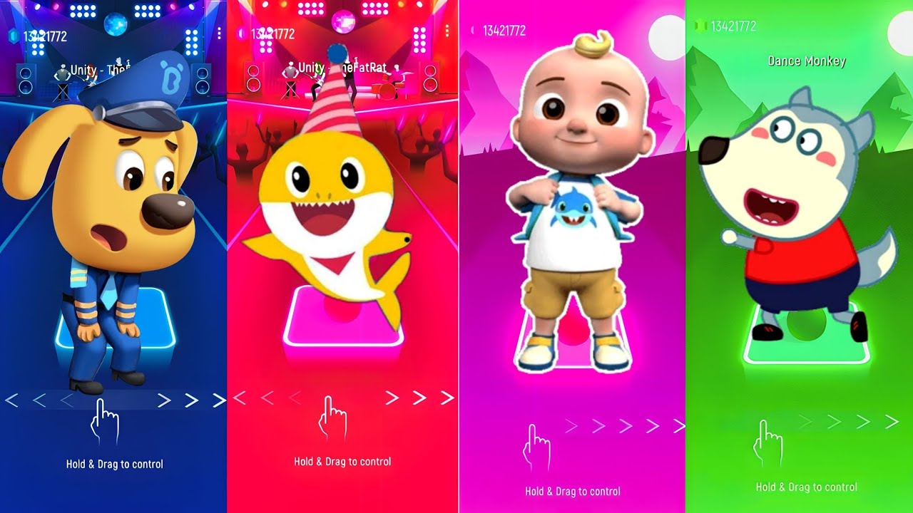 Sheriff Labrador Vs Baby Shark Vs Cocomelon Vs Wolfoo. Who Is Best ...