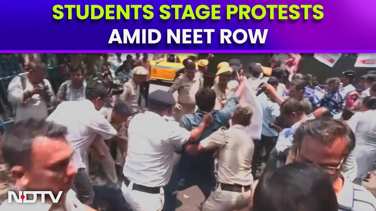 NEET Re Exam | Students Stage Protests In Kolkata, New Delhi Against ...